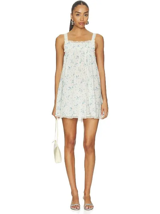 Tularosa Lily Mini Dress - Blue