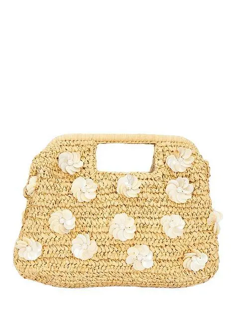 BTB LOS ANGELES Dottie Clutch Bag - Tan