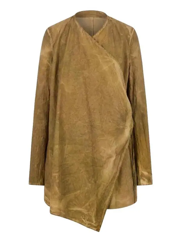 UMA WANG Kunto Wrap Jacket - Brown