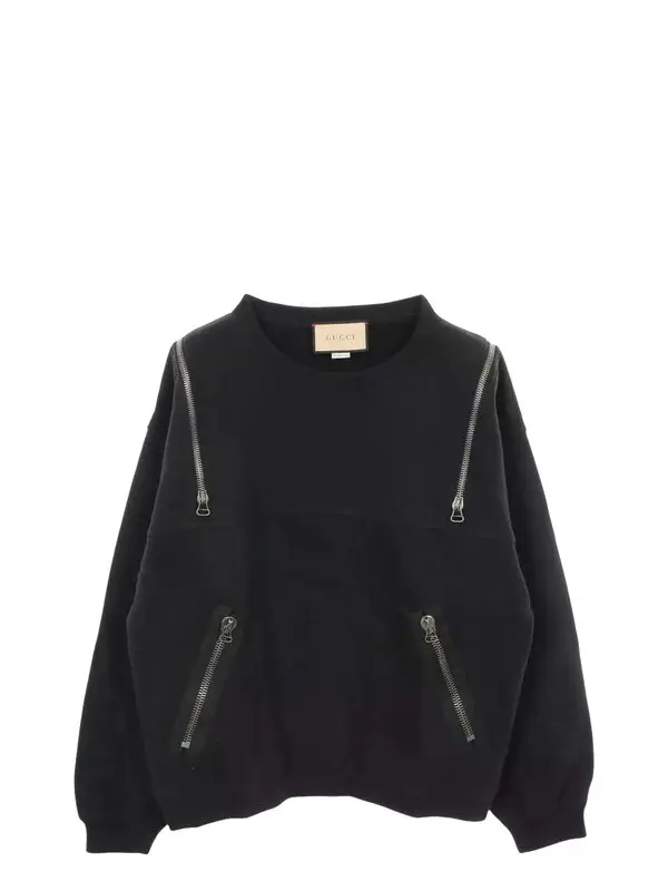Gucci Metamorfosi Zip-detail Sweatshirt - Black