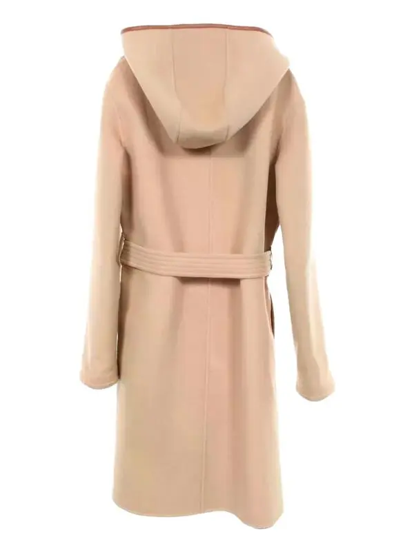 LOUIS VUITTON Giant Monogram Belted Coat - Neutrals