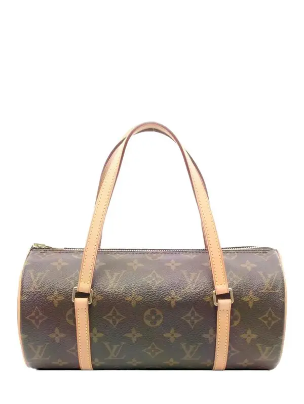 LOUIS VUITTON Monogram Papillon Canvas Tote Bag - Brown