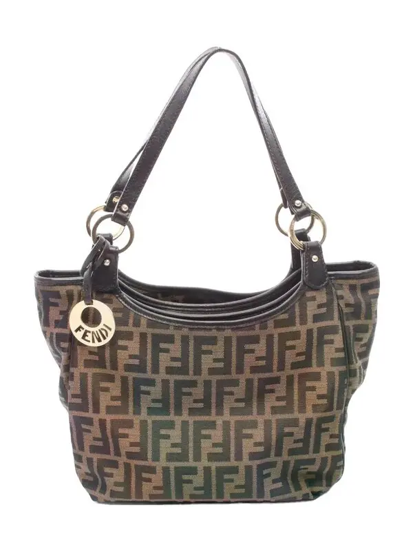 Fendi Zucca Shoulder Bag - Brown
