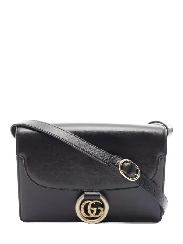 Gucci Double G Shoulder Bag - Black