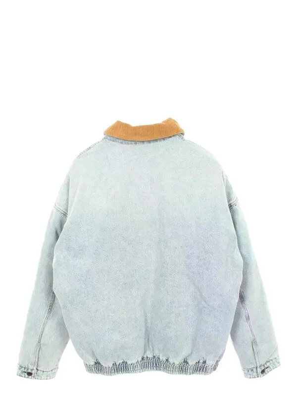 Miu Miu Padded Denim Jacket - Blue