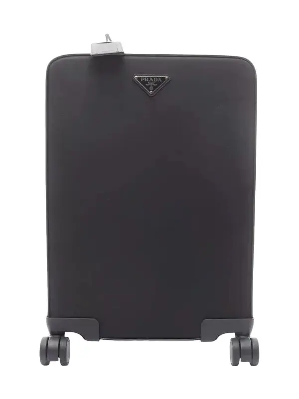 Prada Saffiano Leather Suitcase - Black