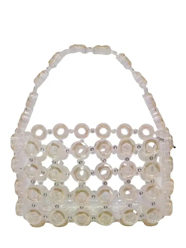 SWAROVSKI Somnia Crystal Embellished Handbag - Neutrals