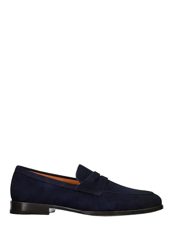 Santoni Penny Loafers - Blue