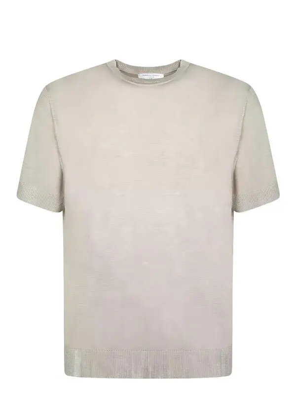 DANIELE FIESOLI Slub-texture T-shirt - Neutrals