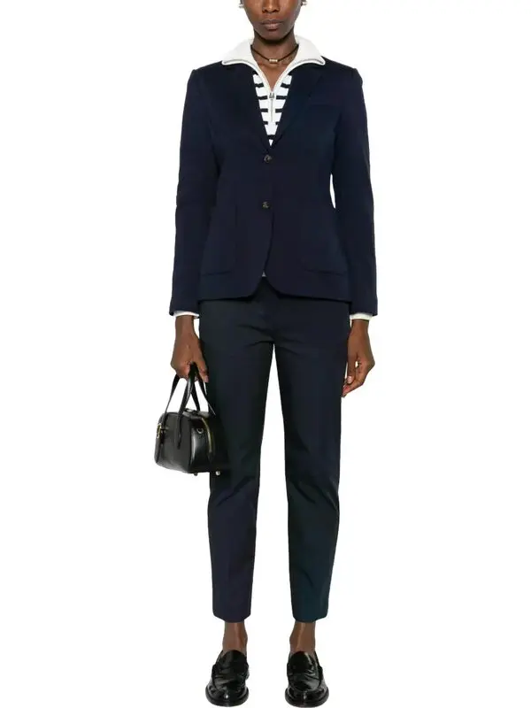 Gant Single-breasted Notch-lapel Blazer - Blue