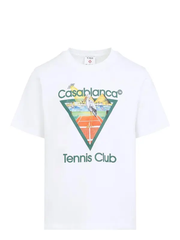 Casablanca Tennis Club T-shirt - White