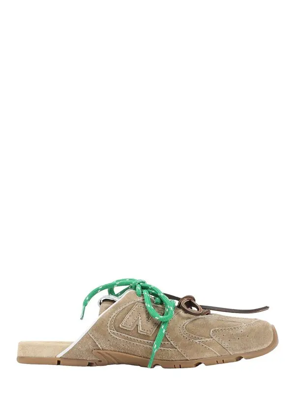 Miu Miu Calf Leather Mule Sneakers - Multicolor