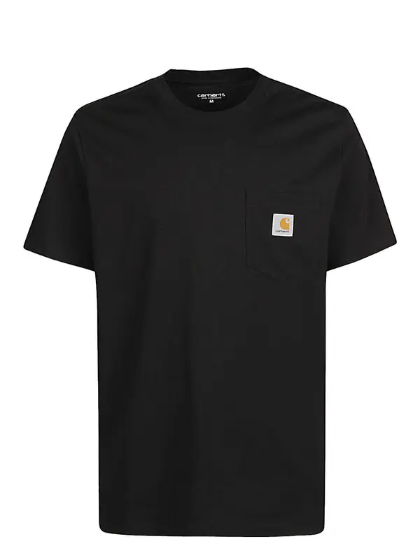 Carhartt Work In Progress Pocket Cotton T-shirt - Black