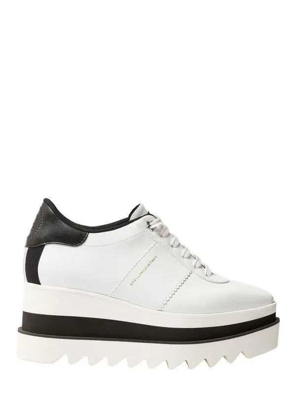 Stella McCartney Platform Lace-up Sneakers - White