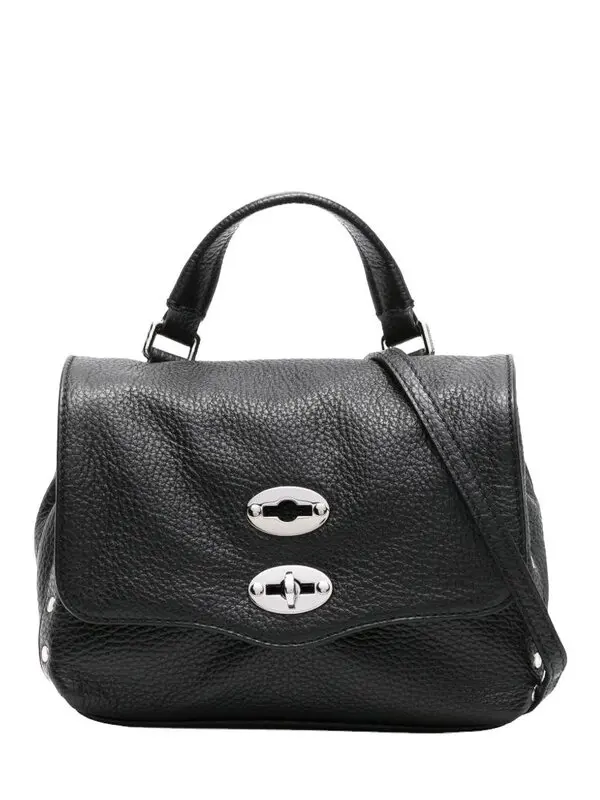 ZANELLATO Postina Daily Baby Leather Handbag - Black