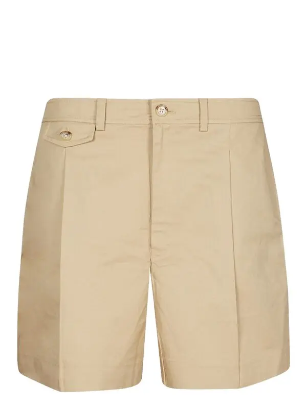 Ralph Lauren Pleated Tailored Shorts - Nude