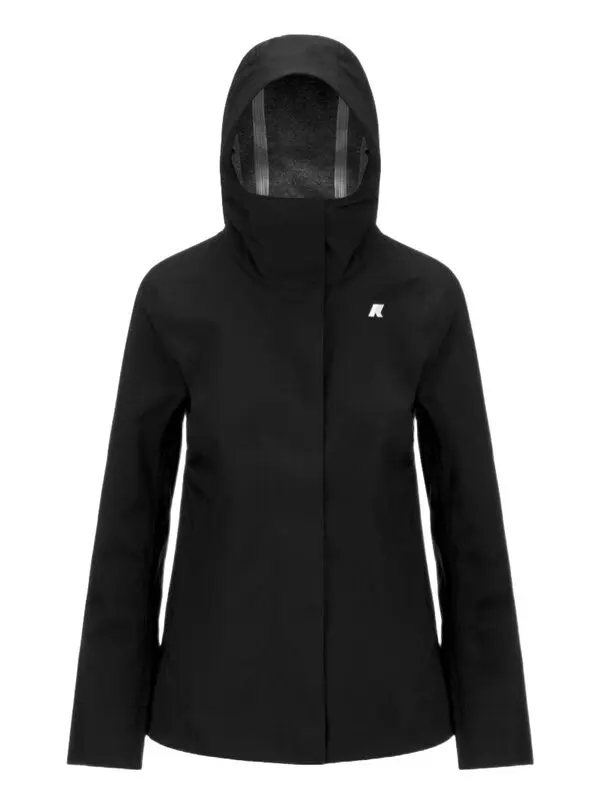 K-WAY Madalina Bonded Jersey Jacket - Black Pure