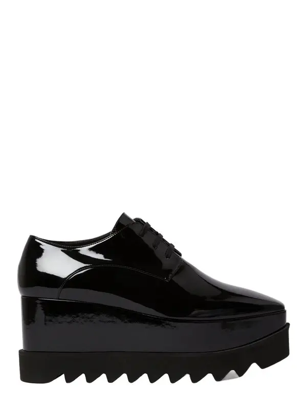 Stella McCartney Limited Edition Elyse Monochrome Platform Shoes - Black