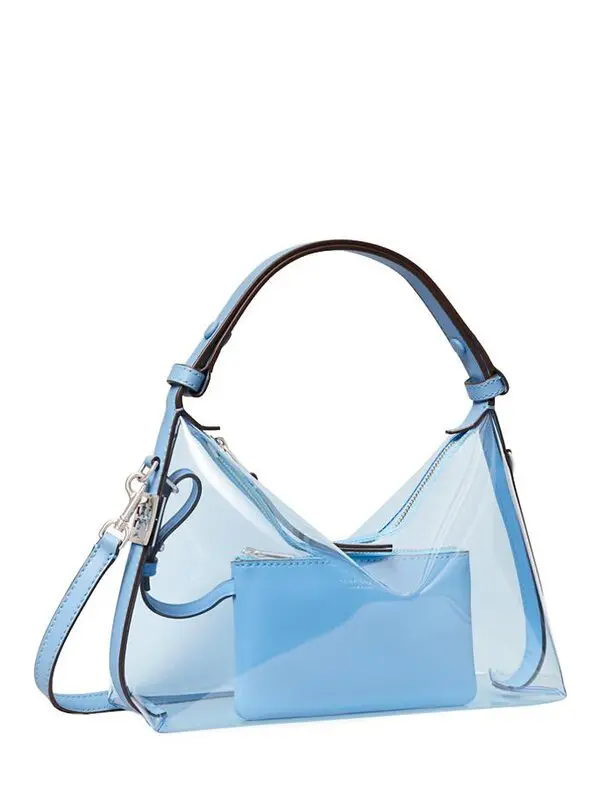 Tory Burch Mellow Clear Shoulder Bag - Pool Blue
