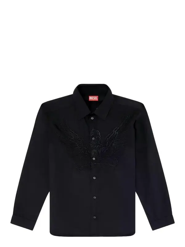 DIESEL® Long Sleeve Shirt - Black