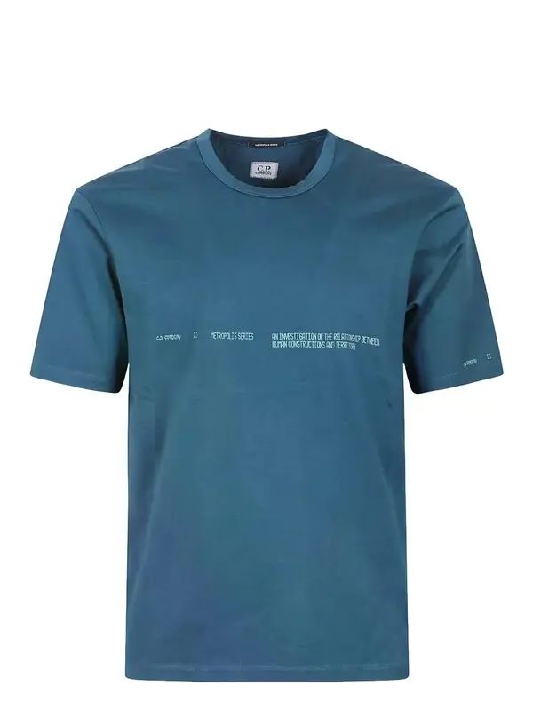 C.P. COMPANY Metropolis Series Graphic-print T-shirt - Blue