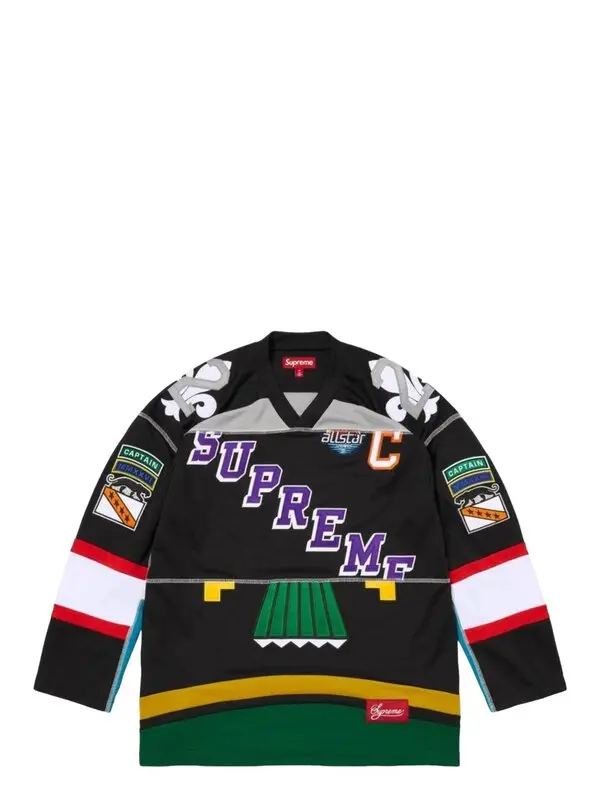 Supreme Ss26 Paneled Hockey Jersey - Black