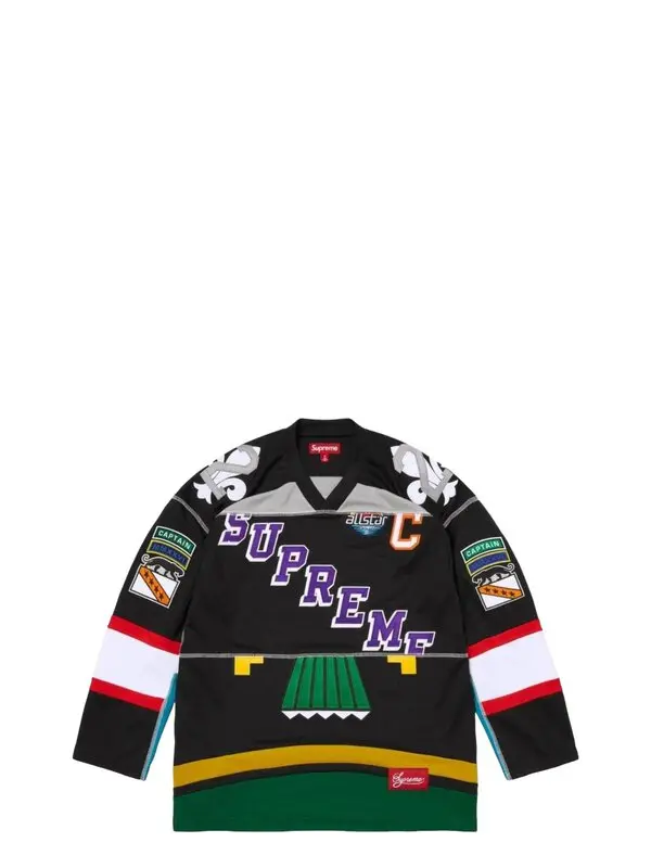 Supreme Ss26 Paneled Hockey Jersey - Black