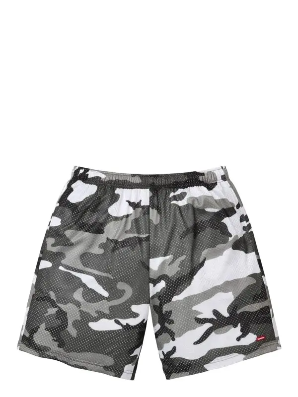 Supreme Ss26 Small Box Baggy Mesh Short - Snow Camo
