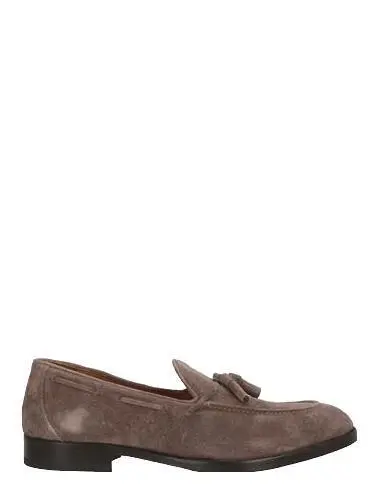 TESTONI Dark Calfskin Loafers - Grey