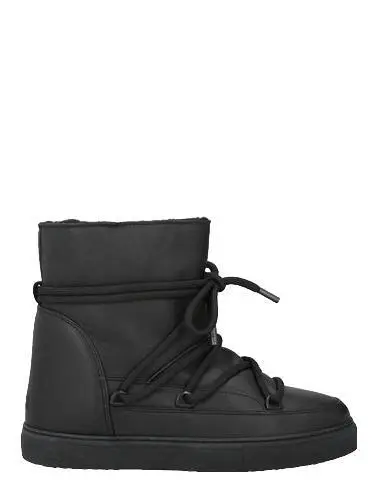 Inuikii Padded Leather Ankle Boots - Black