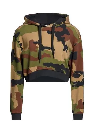 Moschino Military Cotton Elastane Sweatshirt - Green