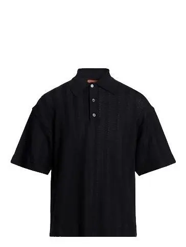 Missoni Polo Shirt Size Cotton, Viscose - Black