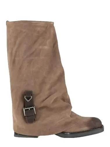OVYE Suede Ankle Boots - Beige