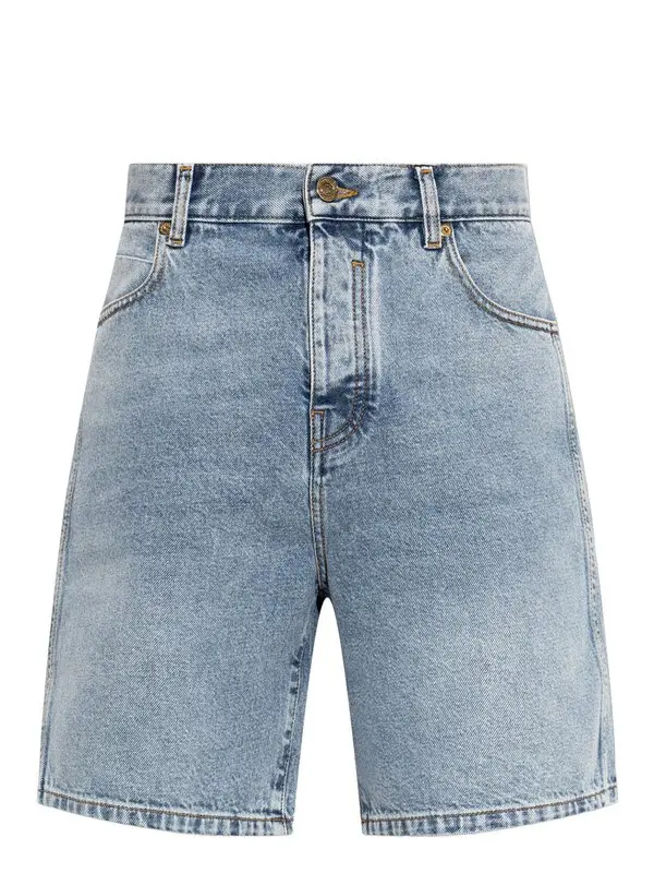 Balmain Denim Shorts - Blue
