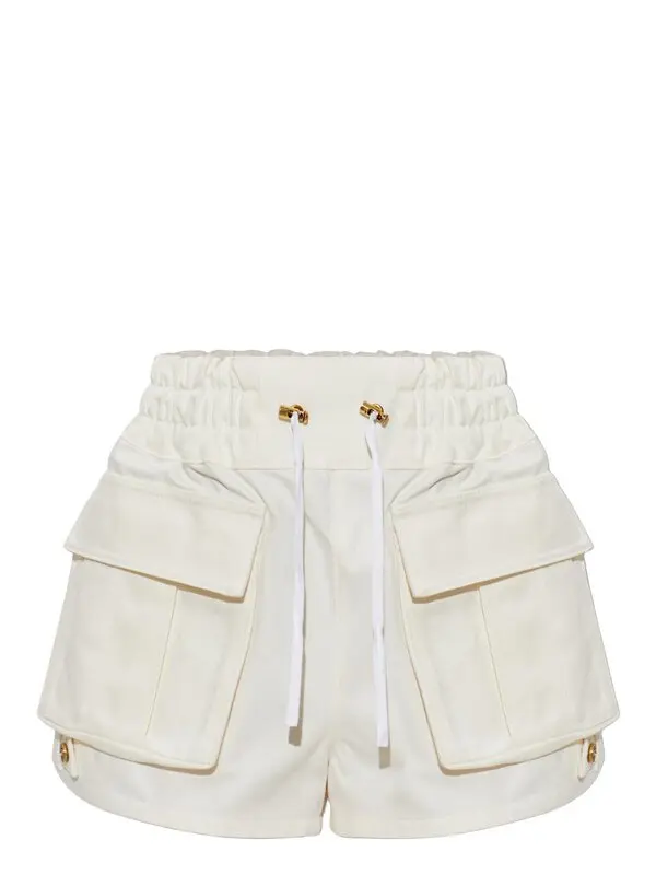 Balmain Cargo Shorts - Cream