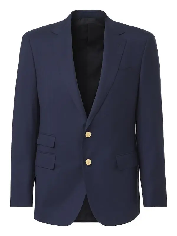Ralph Lauren Purple Label Gregory Wool Blazer - Blue