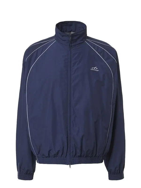 Balenciaga Cotton-blend Track Jacket - Blue