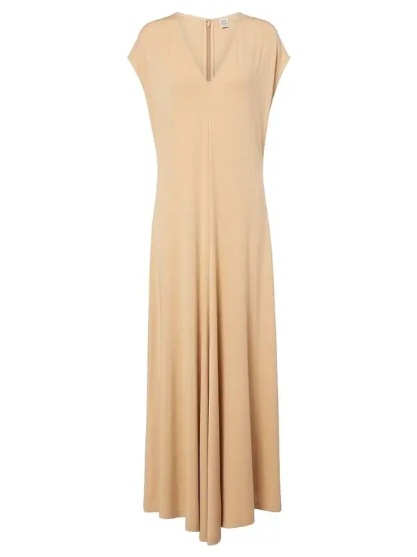 TOTEME Jersey Maxi Dress - Beige