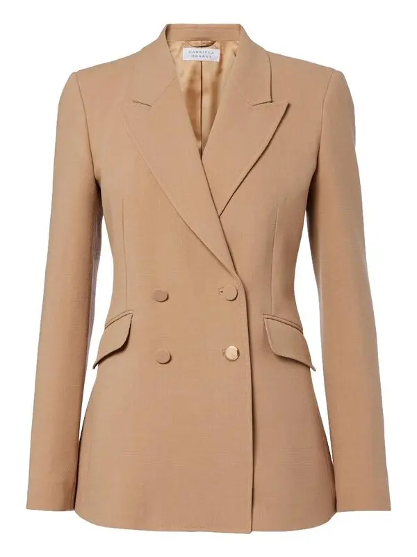 Gabriela Hearst Stephanie Virgin Wool Blazer - Beige