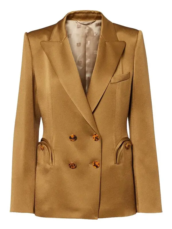 BLAZÉ MILANO Charmer Double-breasted Blazer - Brown