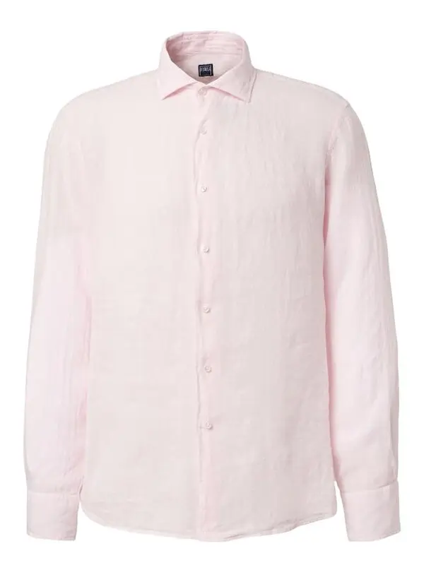 Fedeli Linen Shirt - Pink