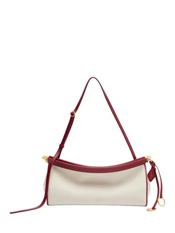 Alaïa Le Click Medium Shoulder Bag - Beige
