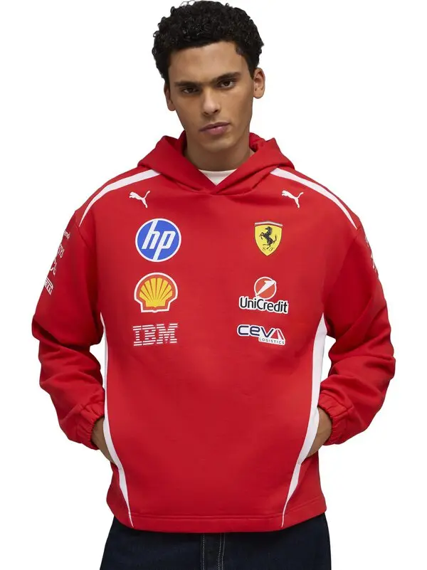 PUMA Scuderia Ferrari Replica Driver's Hoodie - Red