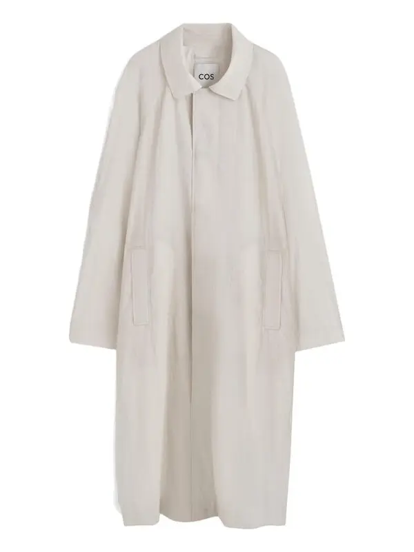 Cos Technical Sheer-nylon Trench Coat - White