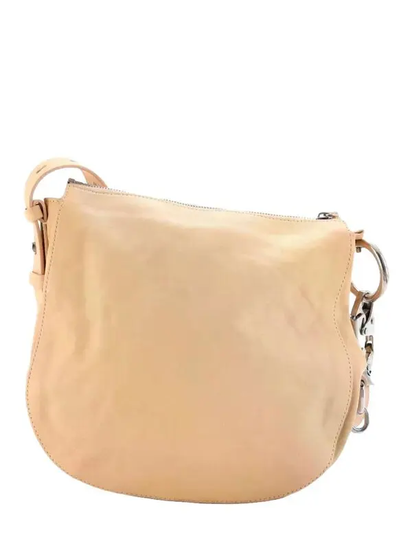 Burberry Knight Leather Small Shoulder Bag - Neutrals