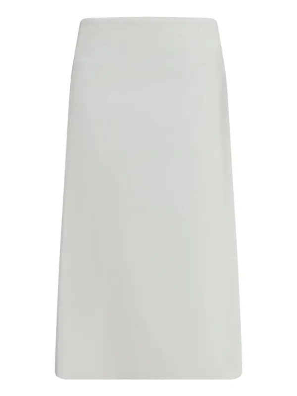 RIER Riere Bonded Cotton Skirt - White
