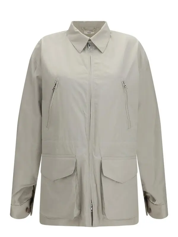 RIER Riers Cotton Zip Pocket Jacket - Grey