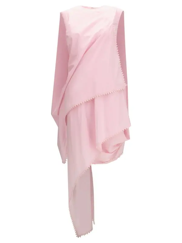 Jacquemus Traversin Layered Maxi Dress - Pink