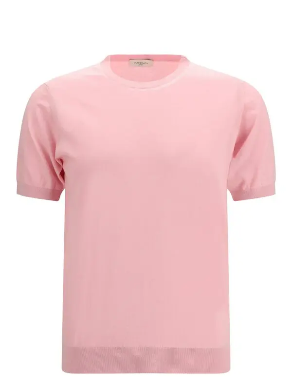 PIACENZA CASHMERE 1733 Short-sleeve Cotton Polo - Pink