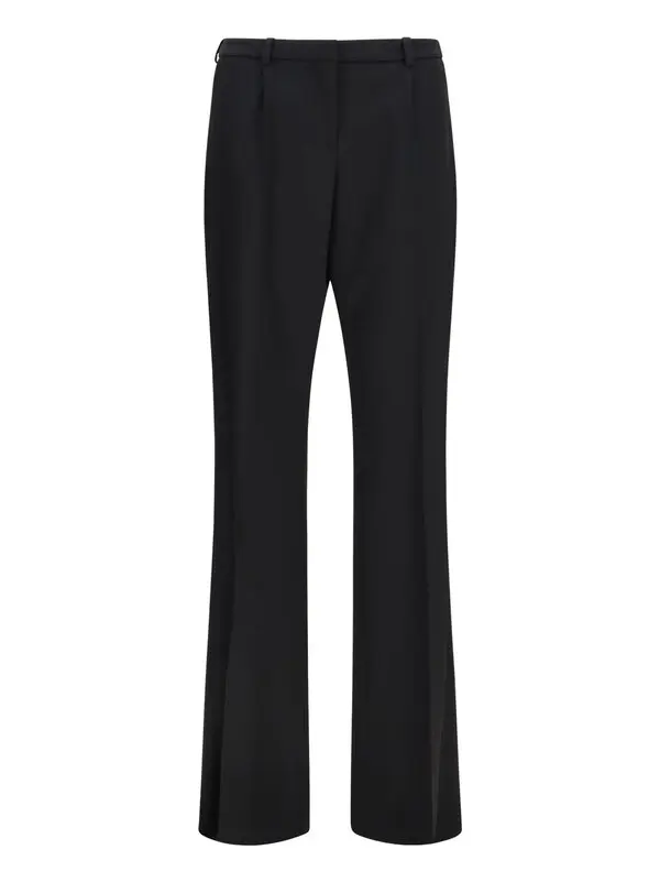 Balenciaga Slim-fit Tailored Stretch Wool Twill Pants - Black